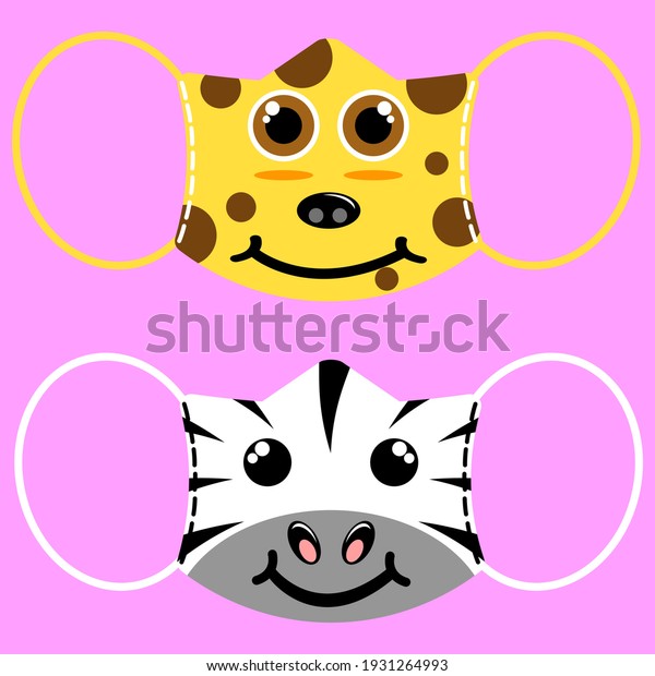 Illustration Vector Graphic Cartoon Character Masks Stock Vector ...