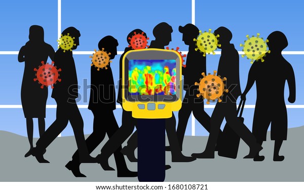 Illustration Vector Graphic Checking People Who Stock Vector (Royalty ...