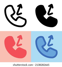 Illustration Vector Graphic Declined Call Icon Stock Vector (Royalty ...