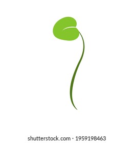 Illustration Vector Graphic Design Microgreen Logo Stock Vector ...