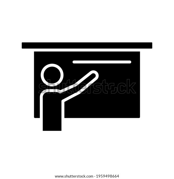 Illustration Vector Graphic Design Teacher Icon Stock Vector (Royalty ...