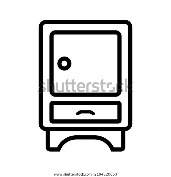 Illustration Vector Graphic Drawers Closet Furniture Stock Vector ...