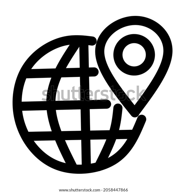 Illustration Vector Graphic of Earth Location Stock Vector (Royalty ...