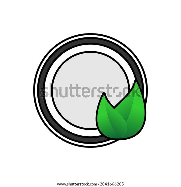 Illustration Vector Graphic Eco Plate Logo Stock Vector (Royalty Free ...
