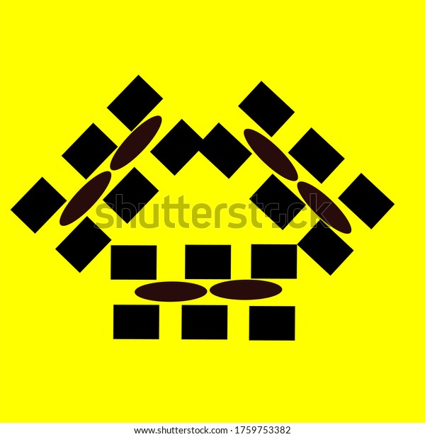 Illustration Vector Graphic Elliptical Square Concept Stock Vector ...