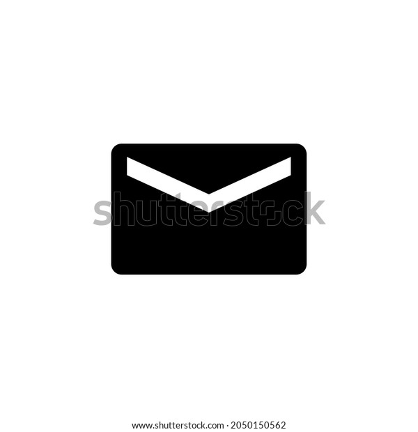 Illustration Vector Graphic Envelope Logo Black Stock Vector (Royalty ...