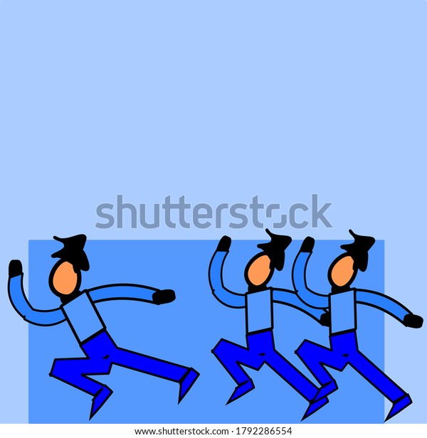 Illustration Vector Graphic Extra Mile People Stock Vector (Royalty ...