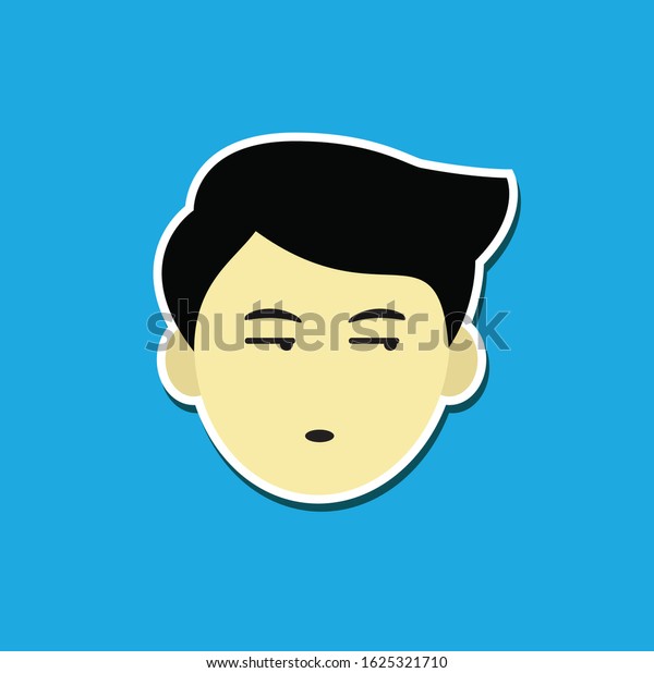 Illustration Vector Graphic Face Cynic Cartoon Stock Vector (Royalty ...