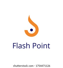 Illustration Vector Graphic Flash Point Logo Stock Vector (Royalty Free ...