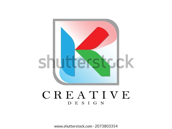 Illustration Vector Graphic Font K Logo Stock Vector (Royalty Free ...