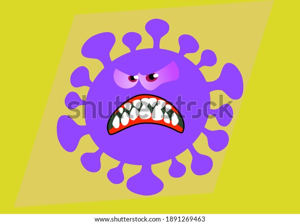 Illustration Vector Graphic Germ Eyes Mouth Stock Vector (Royalty Free ...