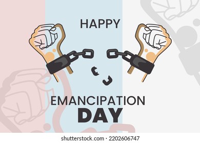 Illustration Vector Graphic Happy Emancipation Day Stock Vector ...