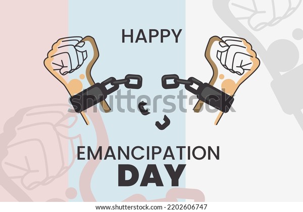Illustration Vector Graphic Happy Emancipation Day Stock Vector ...