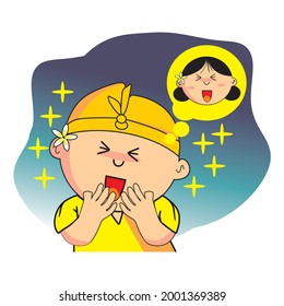 Illustration Vector Graphic Imagine Sticker Suitable Stock Vector ...