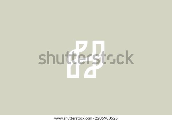 Illustration Vector Graphic Letter H Line Stock Vector (Royalty Free ...