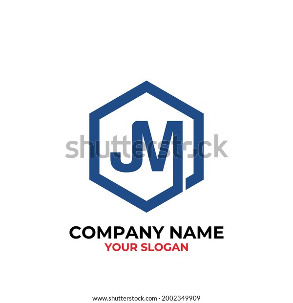 Illustration Vector Graphic Letter Jm Logo Stock Vector (Royalty Free ...