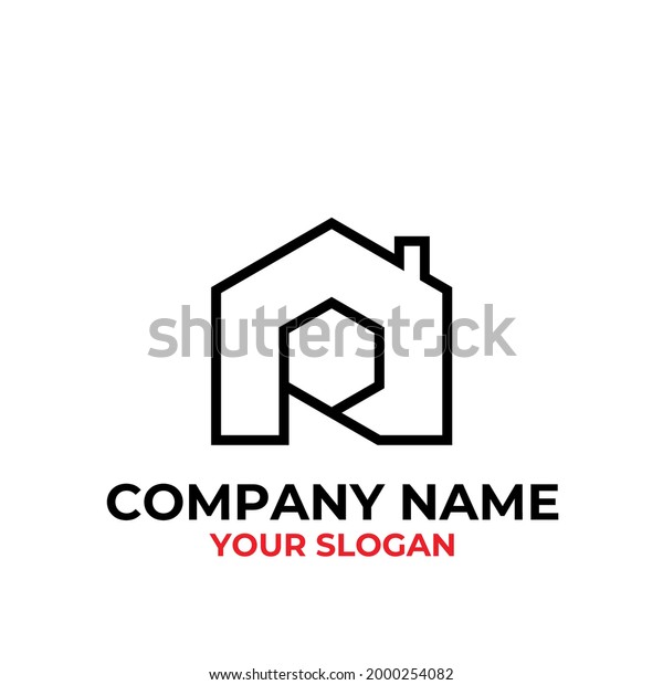 Illustration Vector Graphic Letter R Home Stock Vector (Royalty Free ...