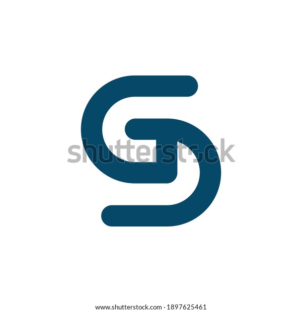 Illustration Vector Graphic Letter Sg Icon Stock Vector (Royalty Free ...