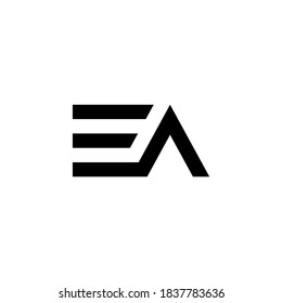 Illustration Vector Graphic Logo Letter Ea Stock Vector (Royalty Free ...