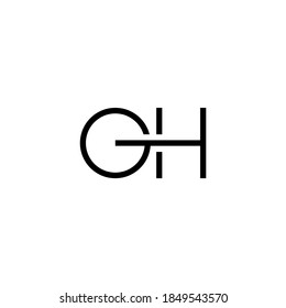 Illustration Vector Graphic Logo Letter Gh Stock Vector (Royalty Free ...