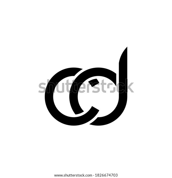 Illustration Vector Graphic Logo Letter Cd Stock Vector (Royalty Free ...