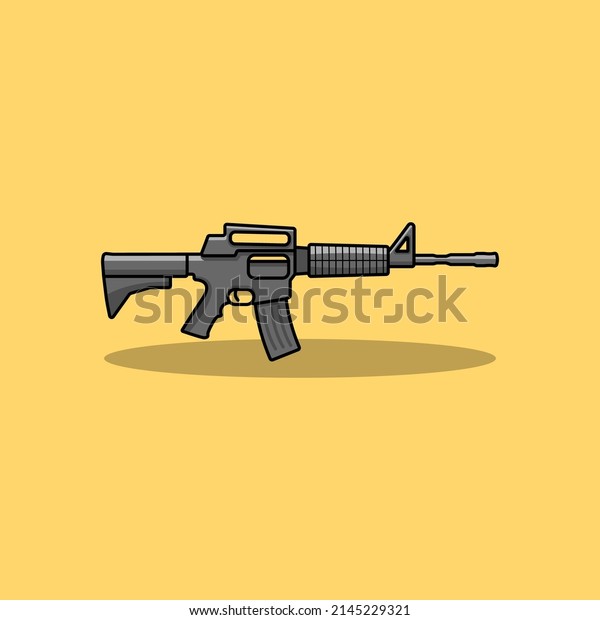 Illustration Vector Graphic M4a1 Perfect Game Stock Vector (Royalty ...