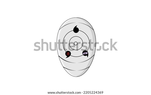 Illustration Vector Graphic Mask That Obito Stock Vector (Royalty Free ...
