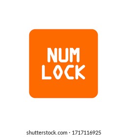 Illustration Vector Graphic Num Lock Button: เวกเตอร์สต็อก (ปลอดค่า ...