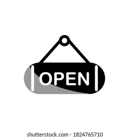 Illustration Vector Graphic Open Tag Icon Stock Vector (Royalty Free ...
