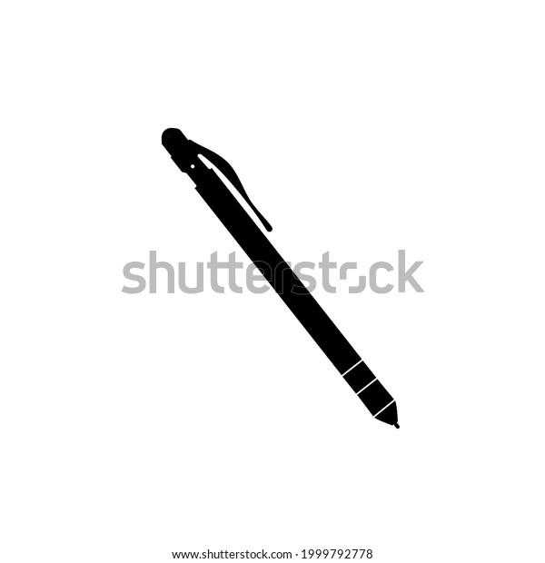 Illustration Vector Graphic Pen Silhouettes Various Stock Vector ...