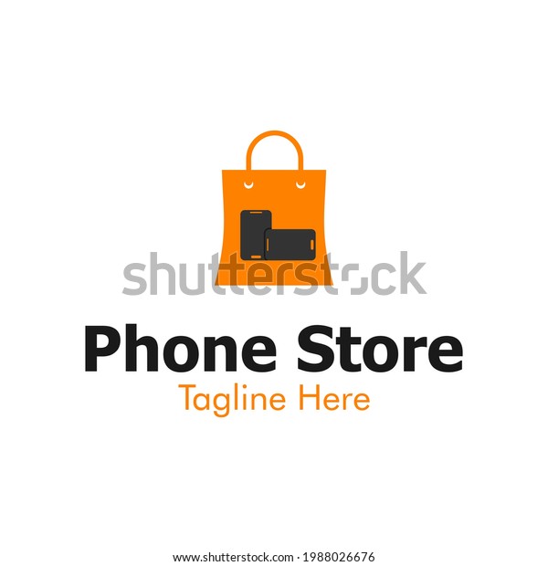 Illustration Vector Graphic Phone Store Logo Stock Vector (Royalty Free ...