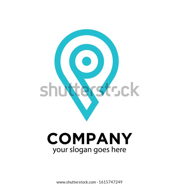 Illustration Vector Graphic Pin Forming P Stock Vector (Royalty Free ...