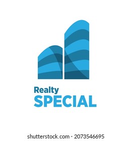 Illustration Vector Graphic Realty Logo Design Stock Vector (Royalty ...