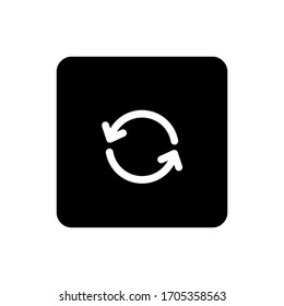 Illustration Vector Graphic Reset Button Icon Stock Vector (Royalty ...