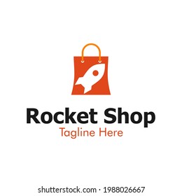 Illustration Vector Graphic Rocket Shop Logo Stock Vector (Royalty Free ...