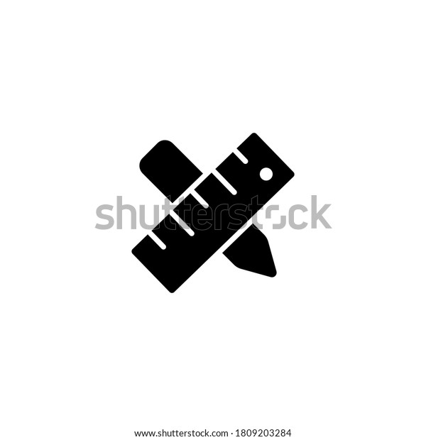 Illustration Vector Graphic Ruler Stock Vector (Royalty Free ...