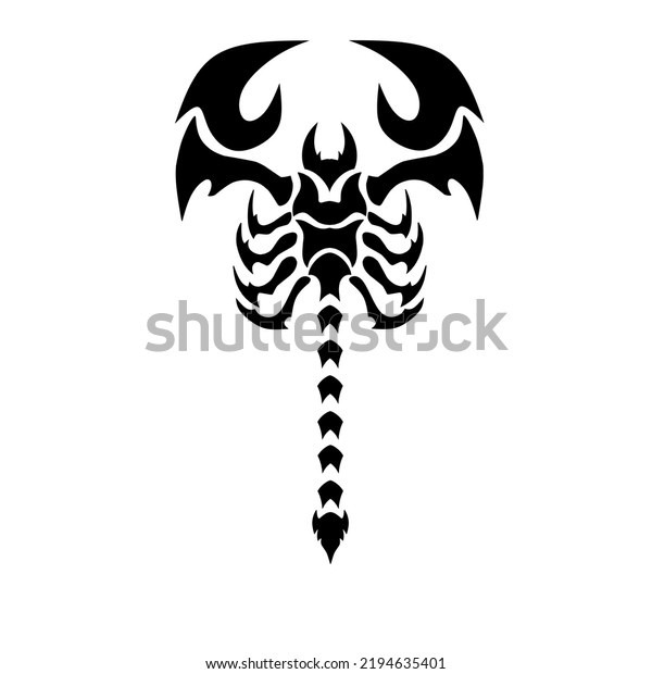 Illustration Vector Graphic Scorpion Style Design Stock Vector (Royalty ...