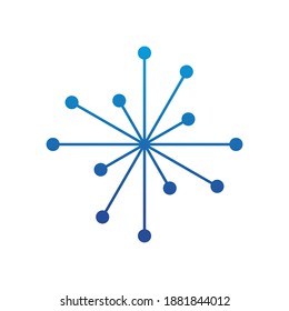 Illustration Vector Graphic Star Dot Logo Stock Vector (Royalty Free ...
