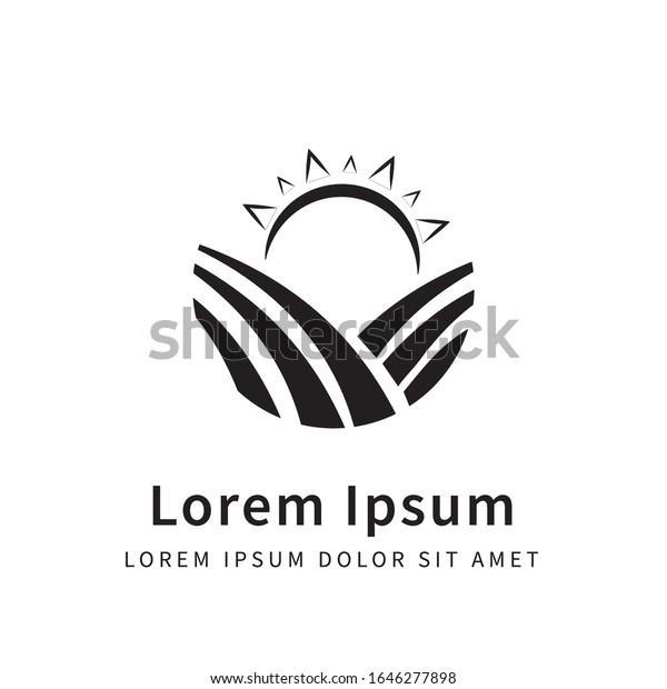 Illustration Vector Graphic Sunrise Circle Shape Stock Vector (Royalty ...