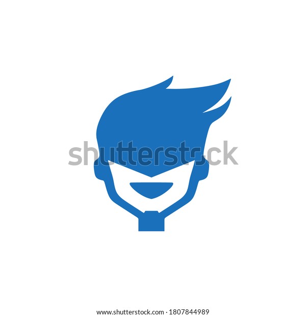 Illustration Vector Graphic Superhero Head Logo Stock Vector (Royalty ...