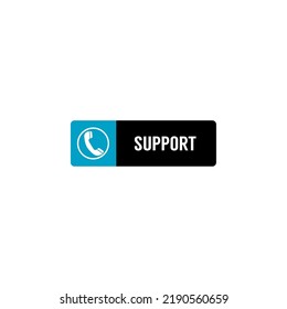 Illustration Vector Graphic Support Icon Support Stock Vector (Royalty ...