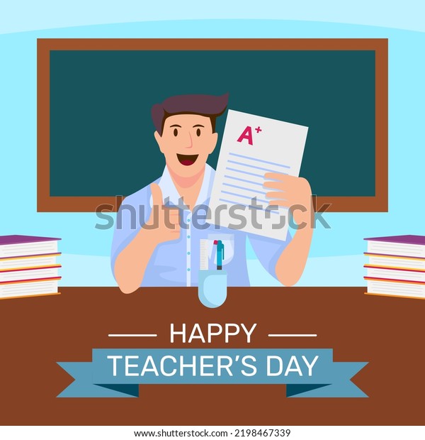 Illustration Vector Graphic Teacher Perfect Teachers Stock Vector ...