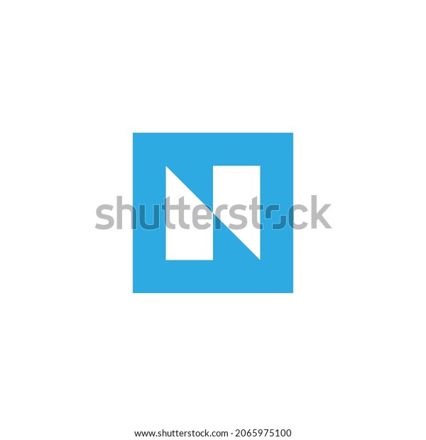 Illustration Vector Graphic Template Letter N Stock Vector (Royalty ...