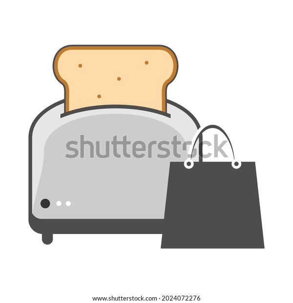 Illustration Vector Graphic Toaster Logo Perfect Stock Vector (Royalty ...