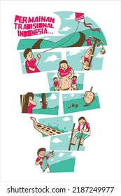 256 Egrang games Images, Stock Photos & Vectors | Shutterstock