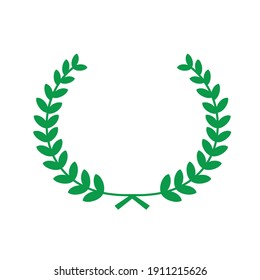 Illustration Vector Graphic Wheat Crown Green Stock Vector (Royalty ...