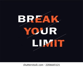 Illustration Vector Graphic Words Break Your Stock Vector (Royalty Free ...