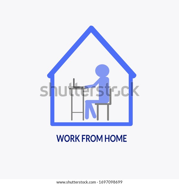 Illustration Vector Graphic Work Home Good Stock Vector (Royalty Free ...