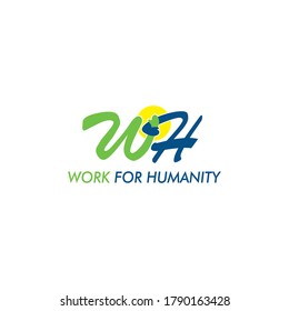 Illustration Vector Graphic Work Humanity Logo Stock Vector (Royalty ...