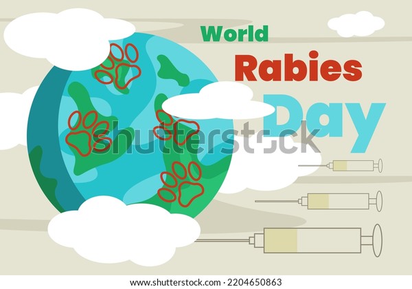 Illustration Vector Graphic World Rabies Day Stock Vector (Royalty Free ...